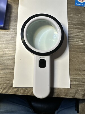 30X Handheld Magnifier High Definition with 13X Lights Lamp High 1Pcs ...