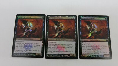 3x FOIL THRILL-KILL ASSASSIN RETURN MTG MAGIC THE GATHERING NM ...