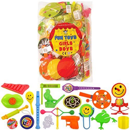 100 Assorted Party Bag Toys Childrens Kids School Gift Party Pinata ...