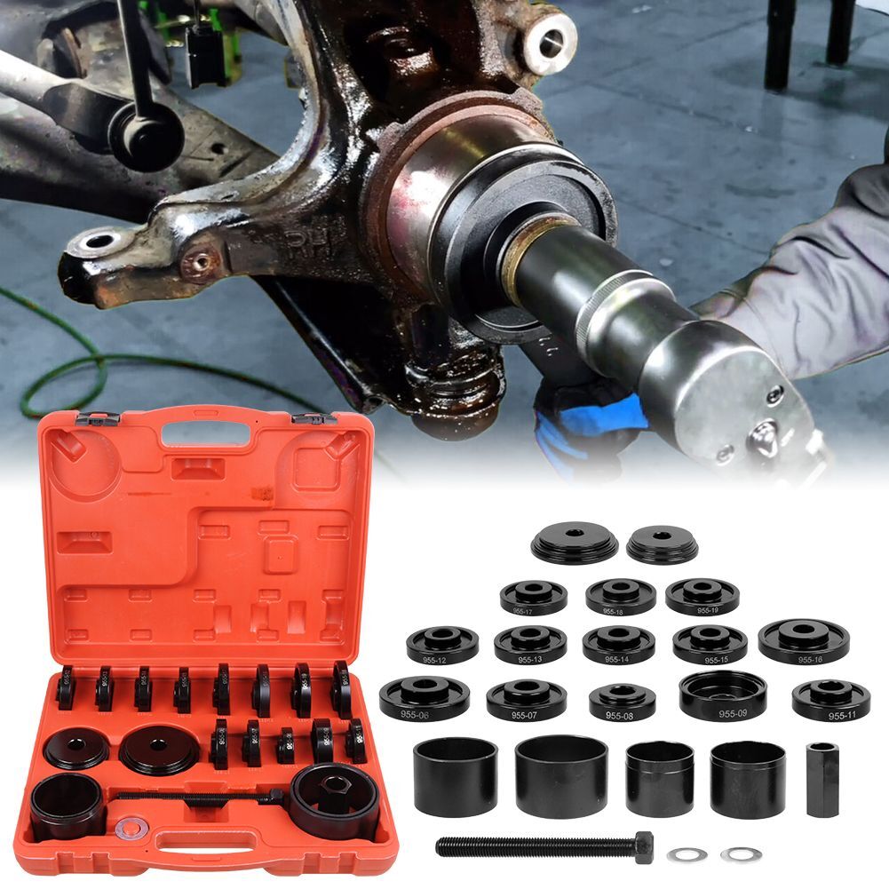 23x Front Wheel Driver Push Disc Tool Set Bush Bearing Press Remover ...