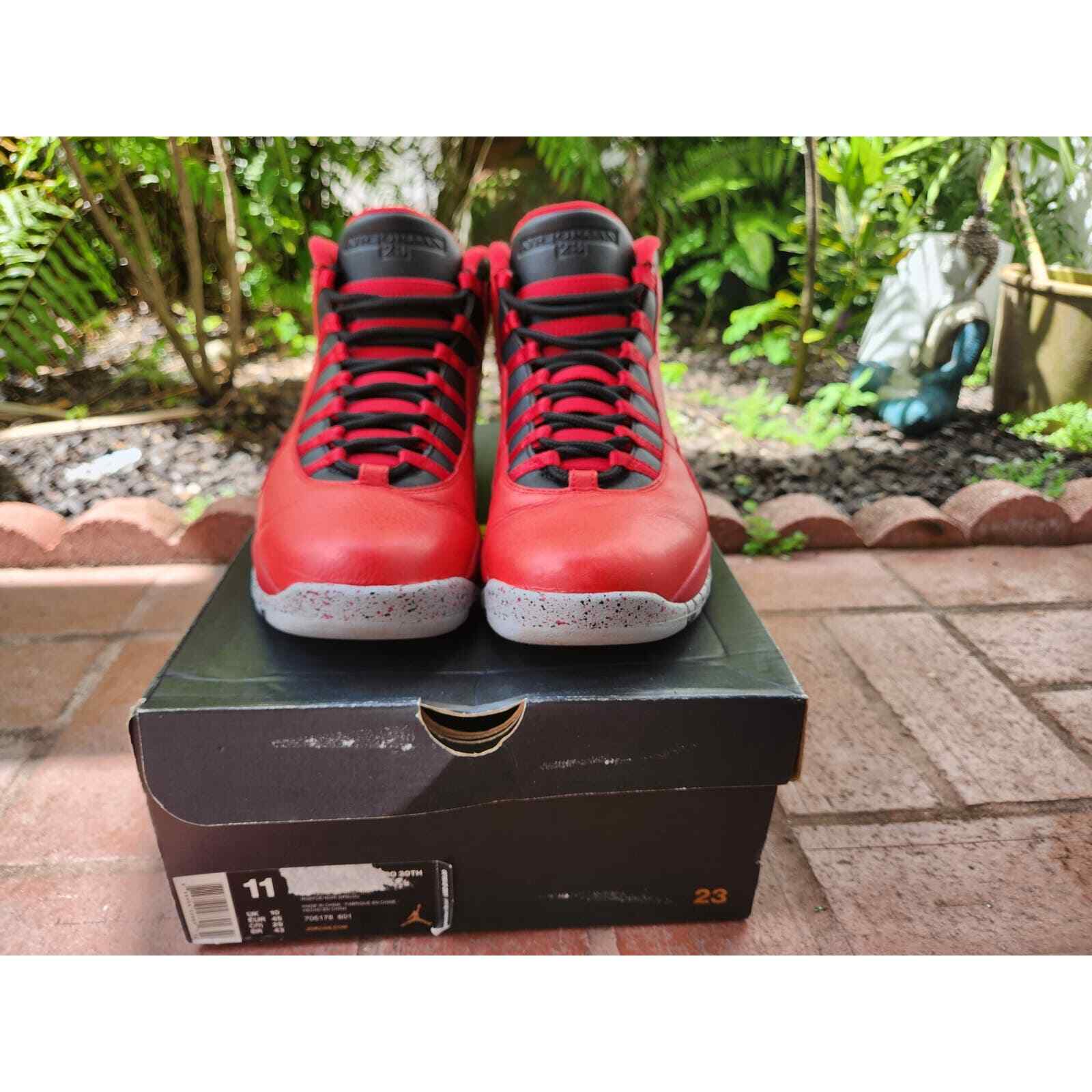 Air Jordan 10 X Retro 30TH Bulls Over Broadway Men Size 11 705178 601 ...