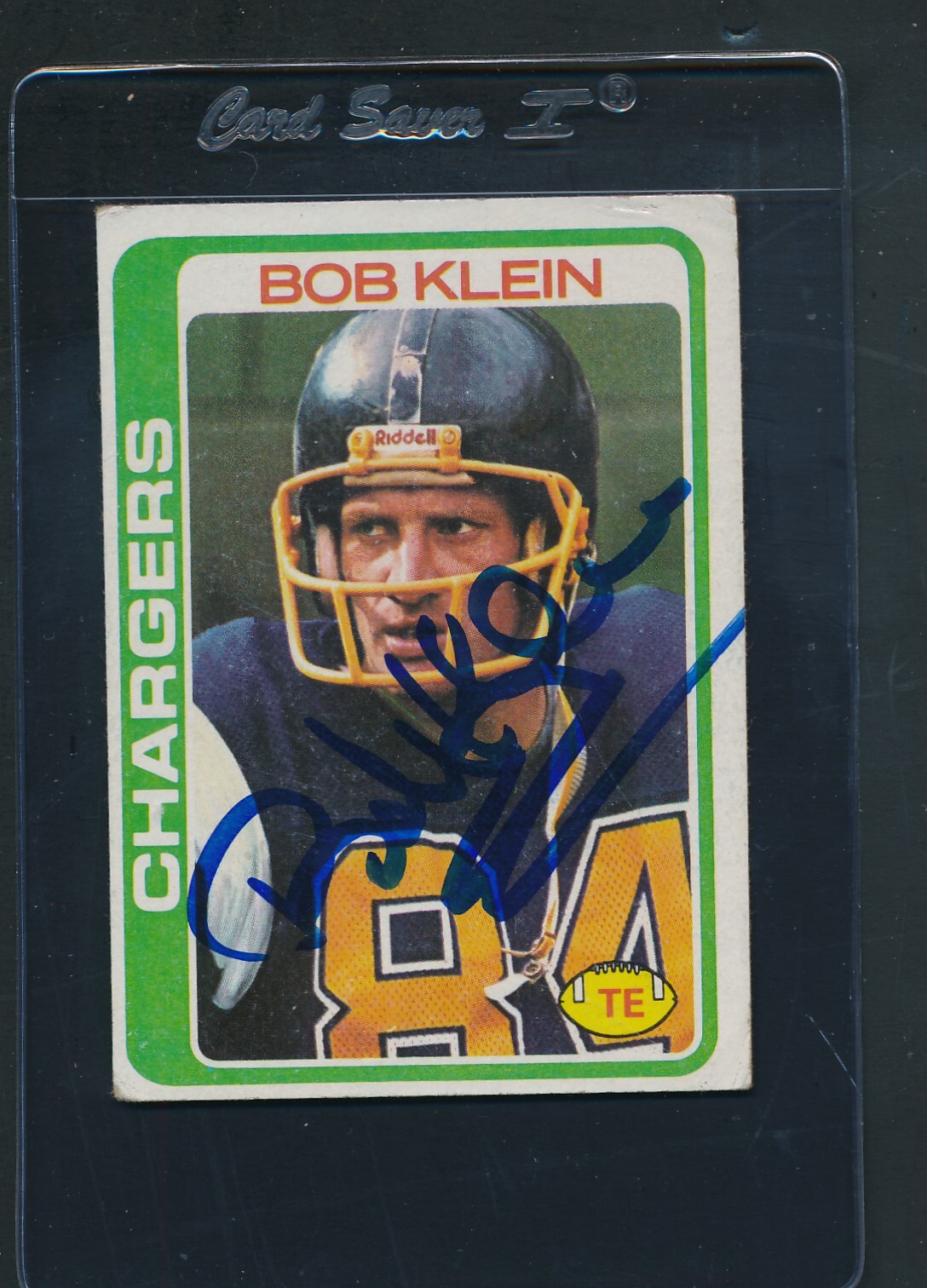 1978 Topps #187 Bob Klein Chargers Signed Auto *D8123 | eBay