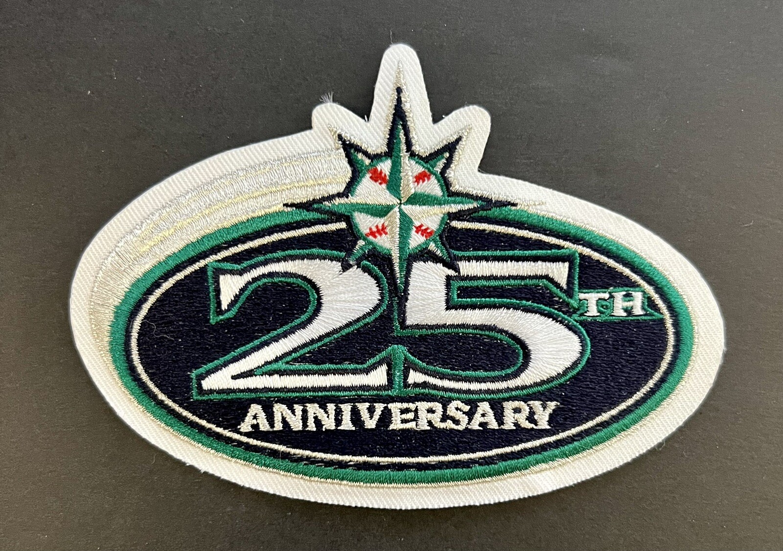 SEATTLE MARINER'S 25th Anniversary AUTHENTIC OFFICIAL MLB SLEEVE JERSEY ...