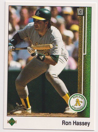 1989 Upper Deck #564 Ron Hassey Oakland Athletics | eBay