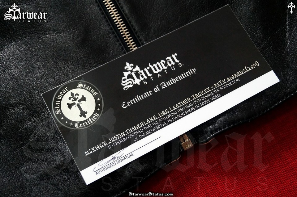 🔥NSYNC MTV Justin Timberlake Worn Dolce and Gabbana Celebrity Leather ...