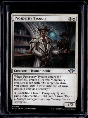 Prosperity Tycoon - 25 - OTJ - NM - MTG - Magic the Gathering | eBay