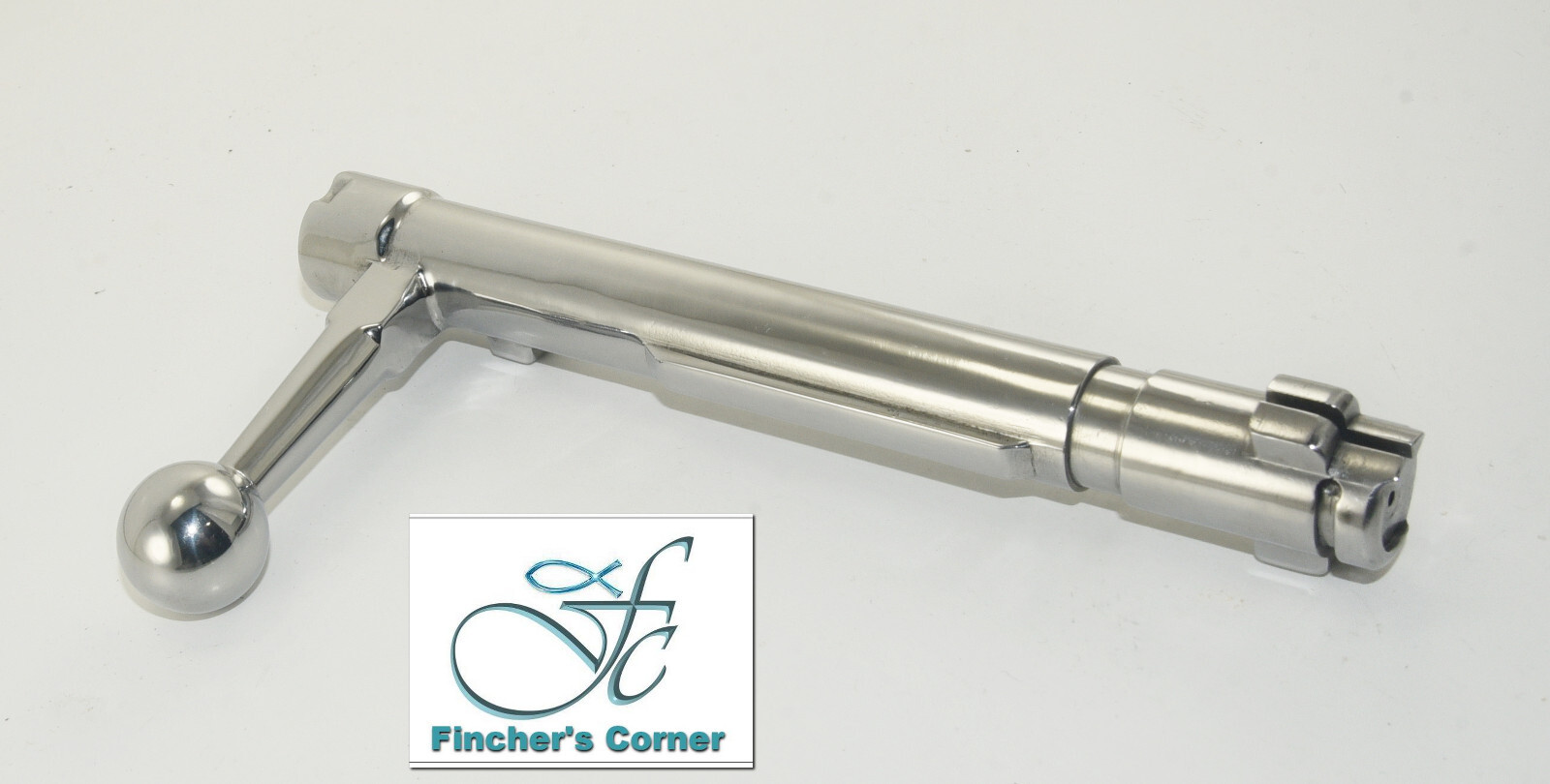 98 Mauser Large Ring Bolt Body Straight Handle Polished & Personalize ...