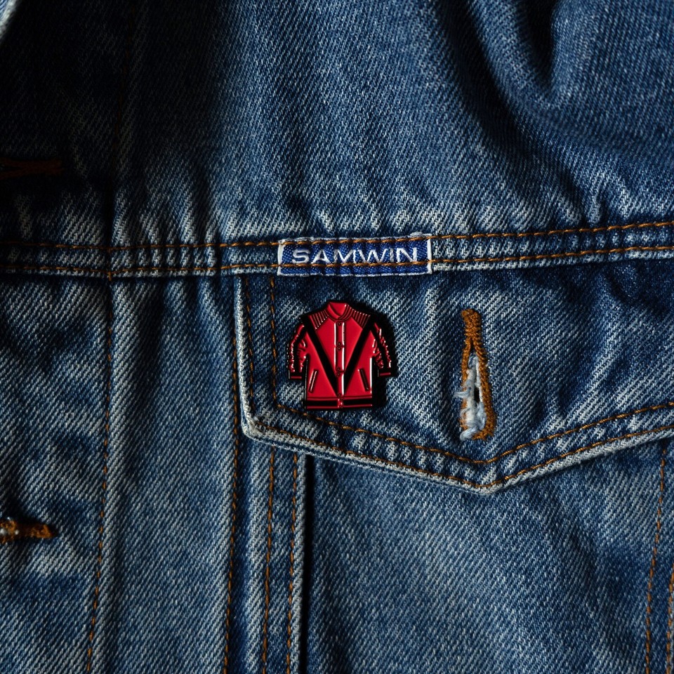 Michael Jackson inspired Enamel Pin Badge, Thriller, halloween, red ...