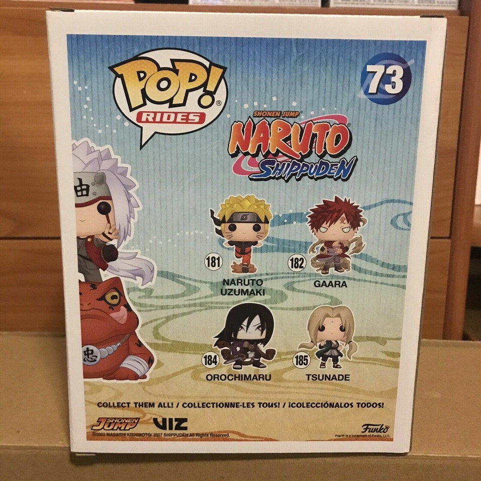 FUNKO RIDES: NARUTO SHIPPUDEN - JIRAIYA ON TOAD #73 SPECIAL ED💥100% ...