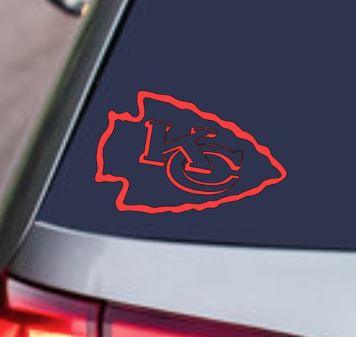 KC Kingdom KCMO Football Chiefs Arrowhead Decal sticker Car Laptop ...