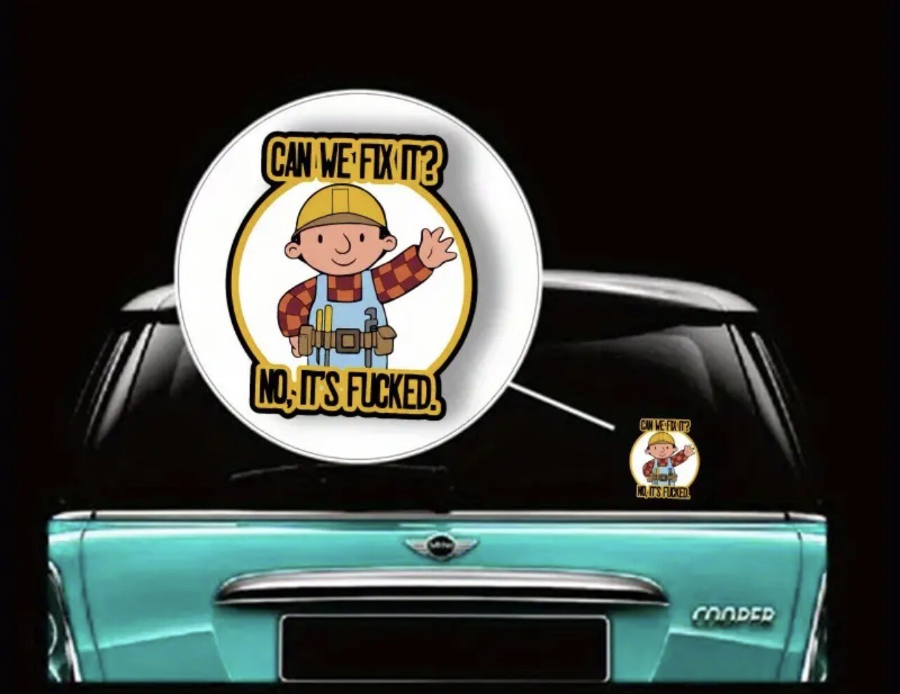 Stickers Cars Funny Stickers Laptop Mirrors Windows | eBay UK