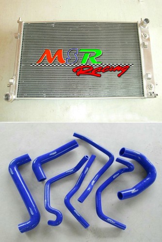 Aluminum Radiator + BLUE Silicone Hose For HOLDEN Commodore VY V8 LS1 ...