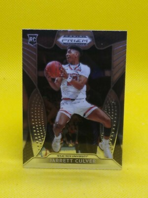 Jarrett Culver 2019-20 Prizm ROOKIE #69 Texas Tech Raid Raiders ...