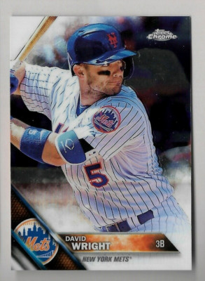 DAVID WRIGHT 2016 TOPPS CHROME !! CARD #134 METS | eBay