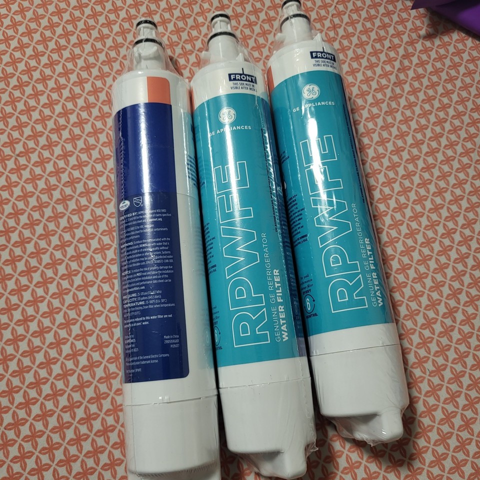 Ge Rpwfe Refrigerator Water Filter Set Of 3 | eBay