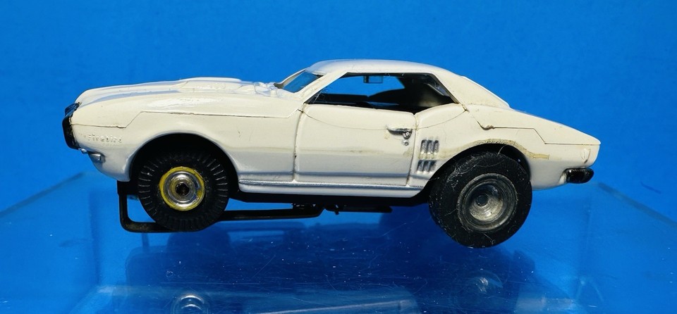 AURORA VINTAGE PONTIAC FIREBIRD RARE SNOW WHITE! T-JET! HO SLOT CAR ...