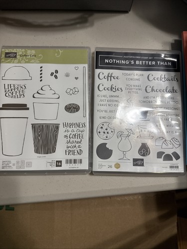 Stampin' Up NOTHING SWEETER photopolymer stamp NEW & Coffee Cafe | eBay