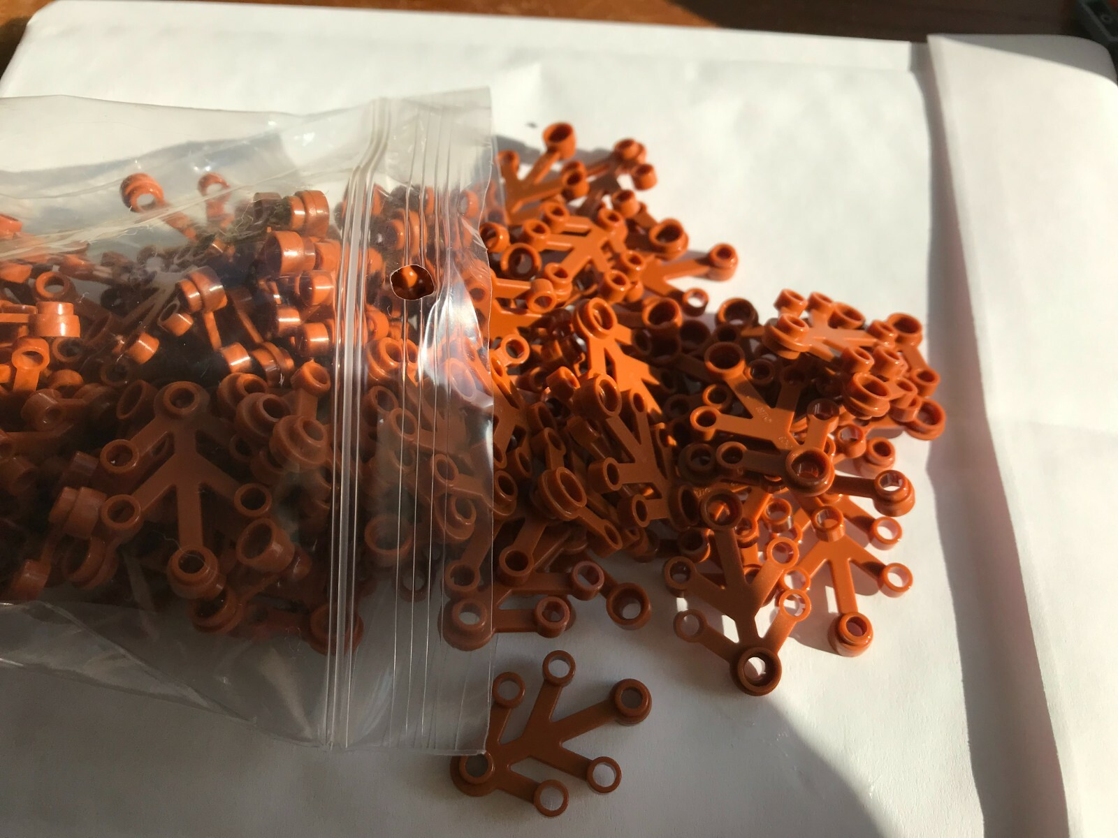 LEGO- NEW- #2423 DARK ORANGE-PLANT LEAVES 4 X 3 -10 PIECES | eBay