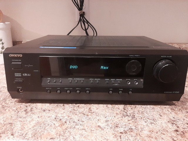 Onkyo Ht-r340 Home Theater Audio Video AV Receiver W/ Remote HTR340 for ...