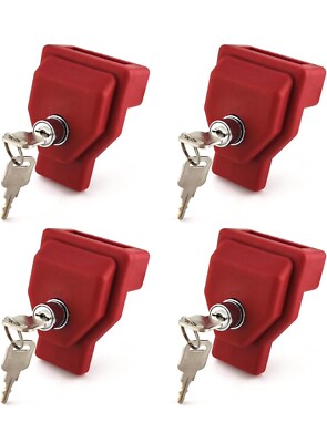 4 Pack Plastic Glad Hand Lock, 4Keys Per Lock Different Keys | eBay