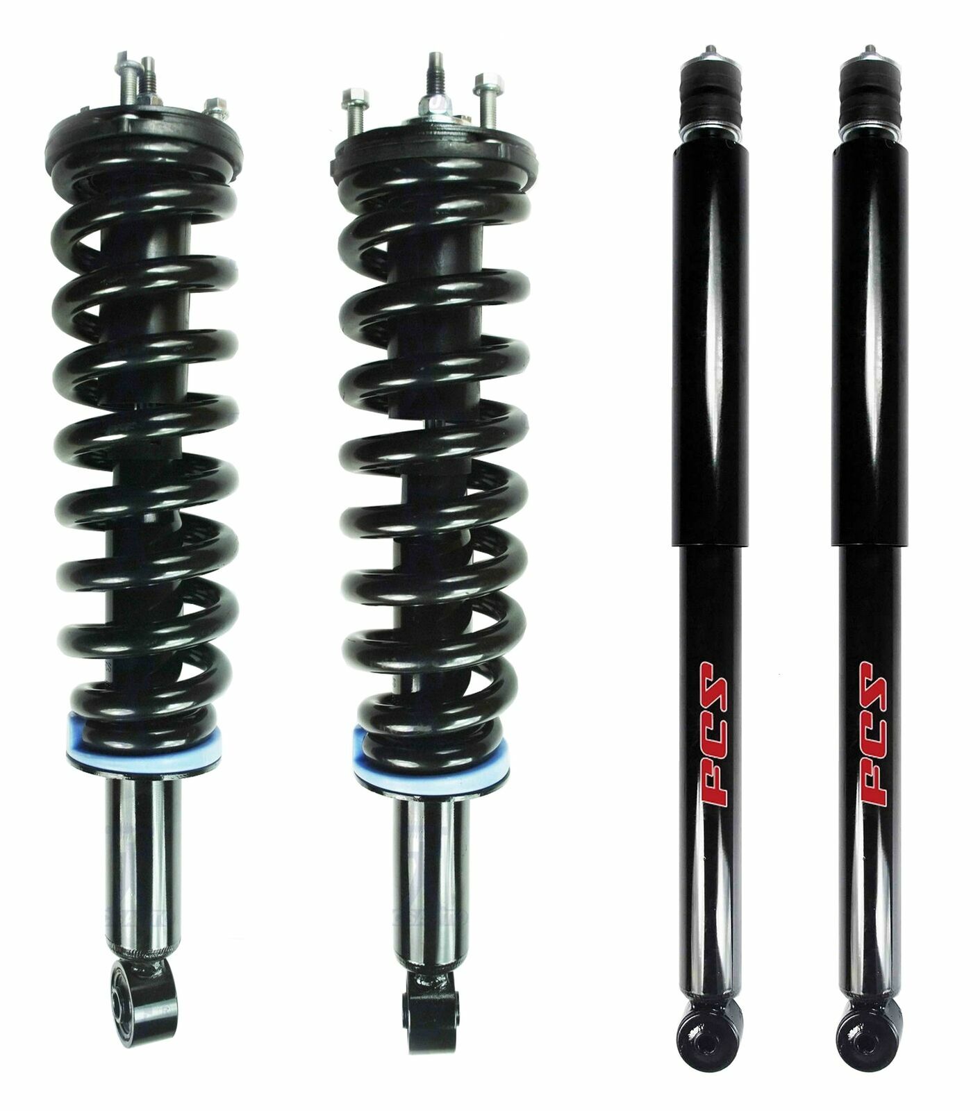 FCS Front Struts Coil Springs & Rear Shocks Kit For Toyota Tundra 2000 ...