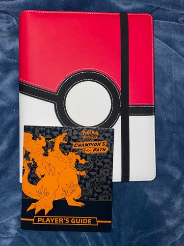 POKEMON 2020 CHAMPIONS PATH PARTIAL MASTER SET AND PREMIUM BINDER BEST ...