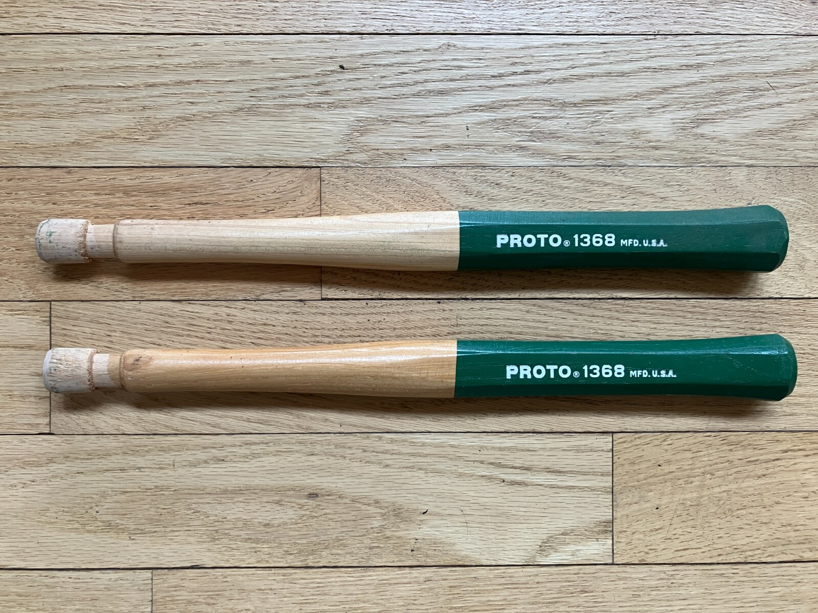 LOT OF 2: PROTO 1368 MALLET HAMMER 16" REPLACEMENT HANDLE USA NEW OLD ...