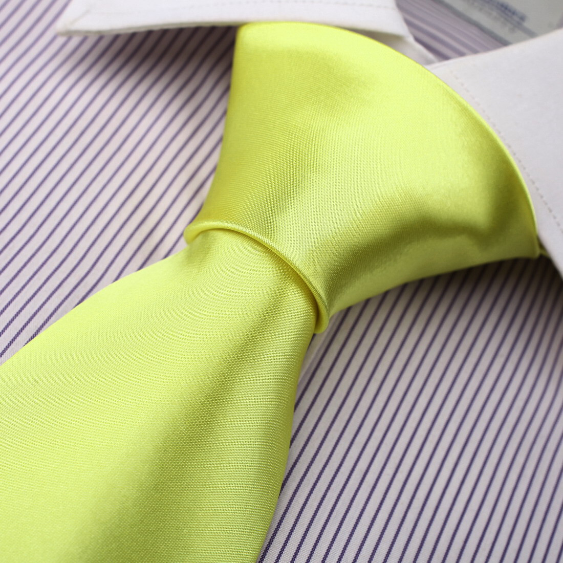 Dan Smith DAA3E01D Yellow Green Solid Necktie Working Designer for Boyfriend | eBay
