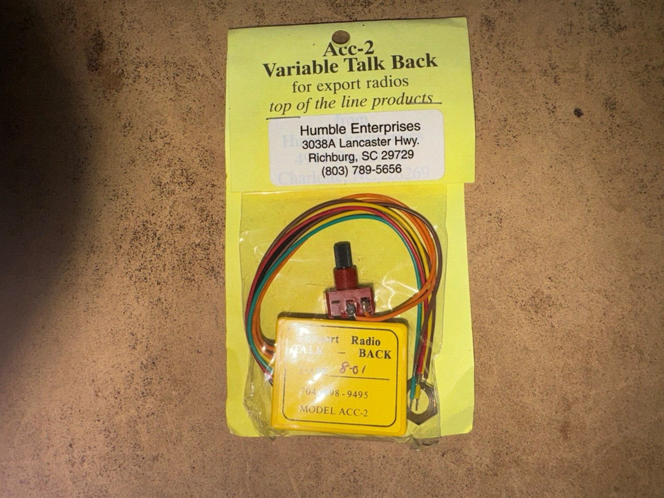 CB RADIO Talk-Back NOISE TOY SOUND Microphone Lots Humble Electronics ...