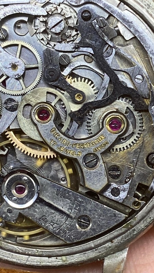 Vintage Girard-Perregaux Chronograph Valjoux 22 From 1940c | eBay