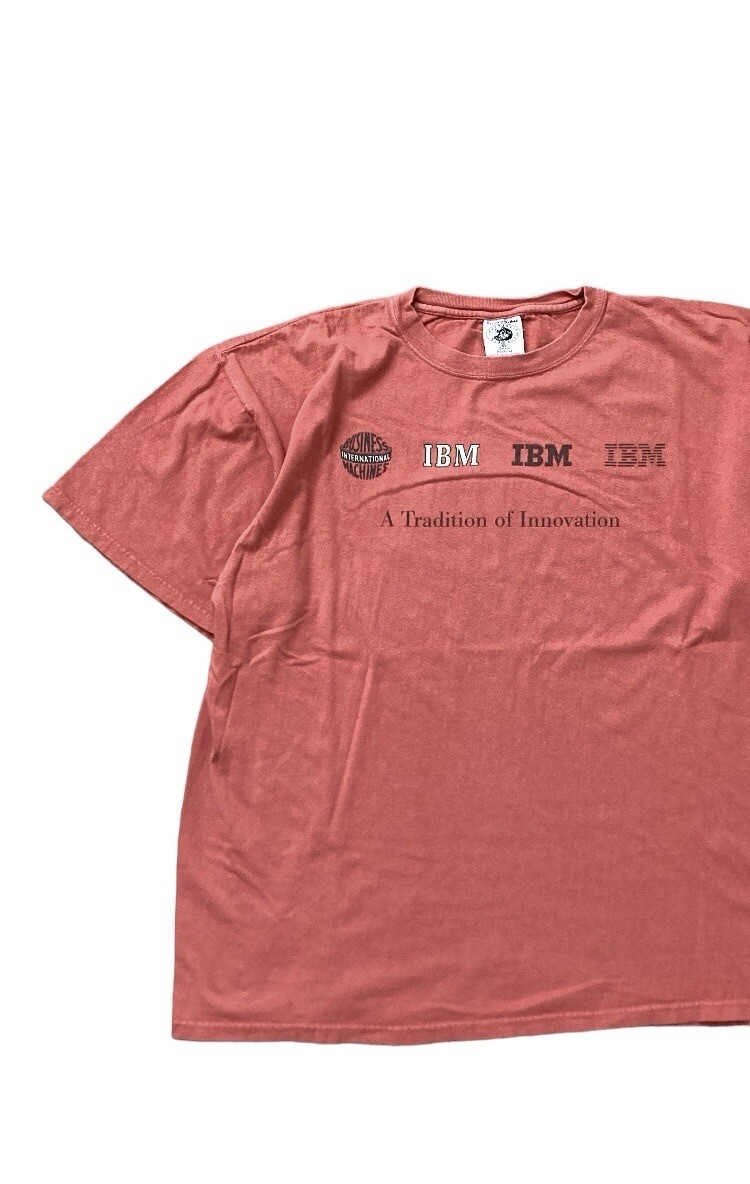 Vintage 90s IBM Logo Computer Technology Promo 100% C… - Gem