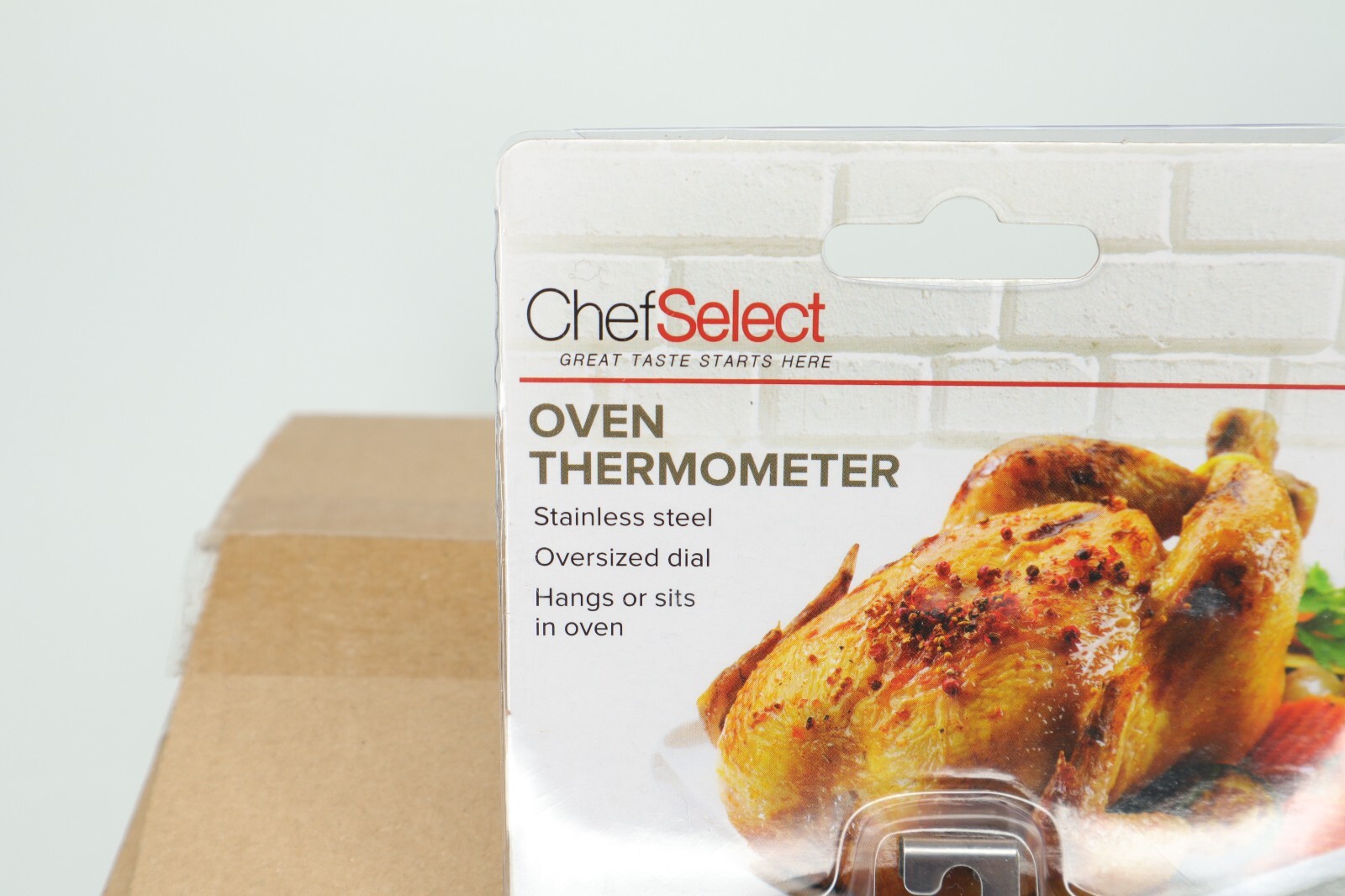 Chef Select Oven Thermometer Stainless Steel Hangs or Sits in Oven ...