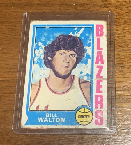 1974-75 Topps Basketball - #39 Bill Walton ROOKIE RC Low Grade Filler ...