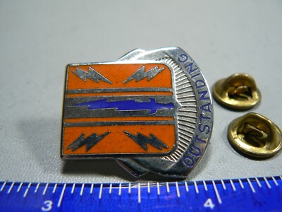 44th Signal Battalion Distinctive Unit Insignia CB Clutch Back DUI DI ...