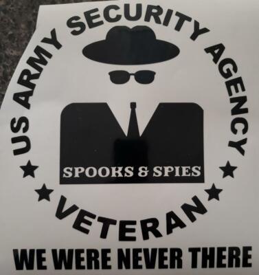 Army Security Agency Decal - Veteran or Retired | eBay