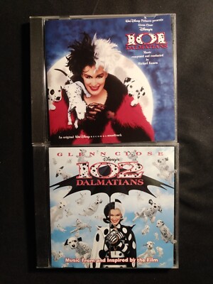 DISNEY 101 AND 102 DALMATIANS SOUNDTRACK 2 CD Lot: RESTORED LIKE NEW ...