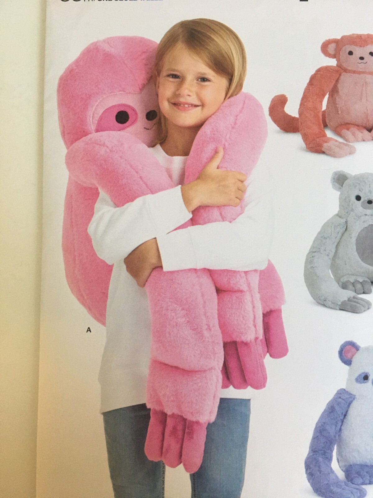 Simplicity Sewing Pattern 9442 Hugging Plush Animals Children Kids ...