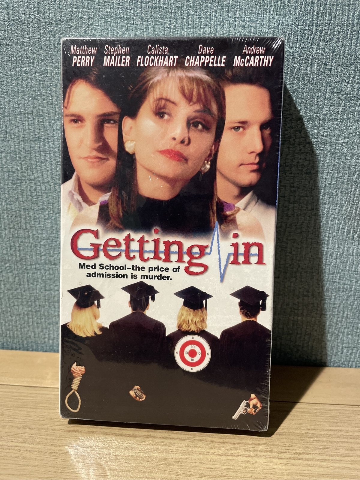 Getting In (1993) VHS action murder Matthew Perry Dave Chappelle Andrew ...