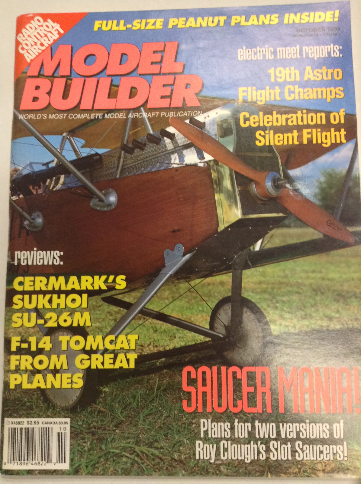 Model Builder Magazine Roy Clough Slot Saucers October 1993 040917nonrh ...