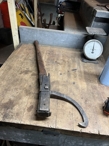 Antique Rare Unknown Peavey Cant Dog Log Turner Logger Hook Tool Wood ...