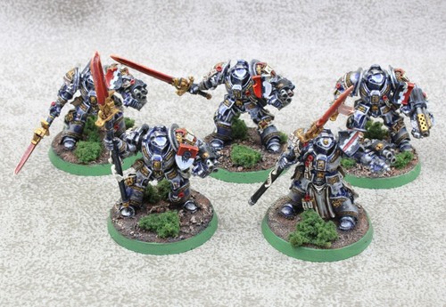 40k Grey Knights metal TERMINATOR SQUAD 5 figures Well Painted Citadel ...