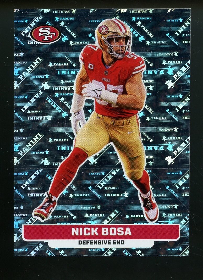 2023 Panini NFL Sticker Holo Foil Rare NICK BOSA 49ERS #528 | eBay