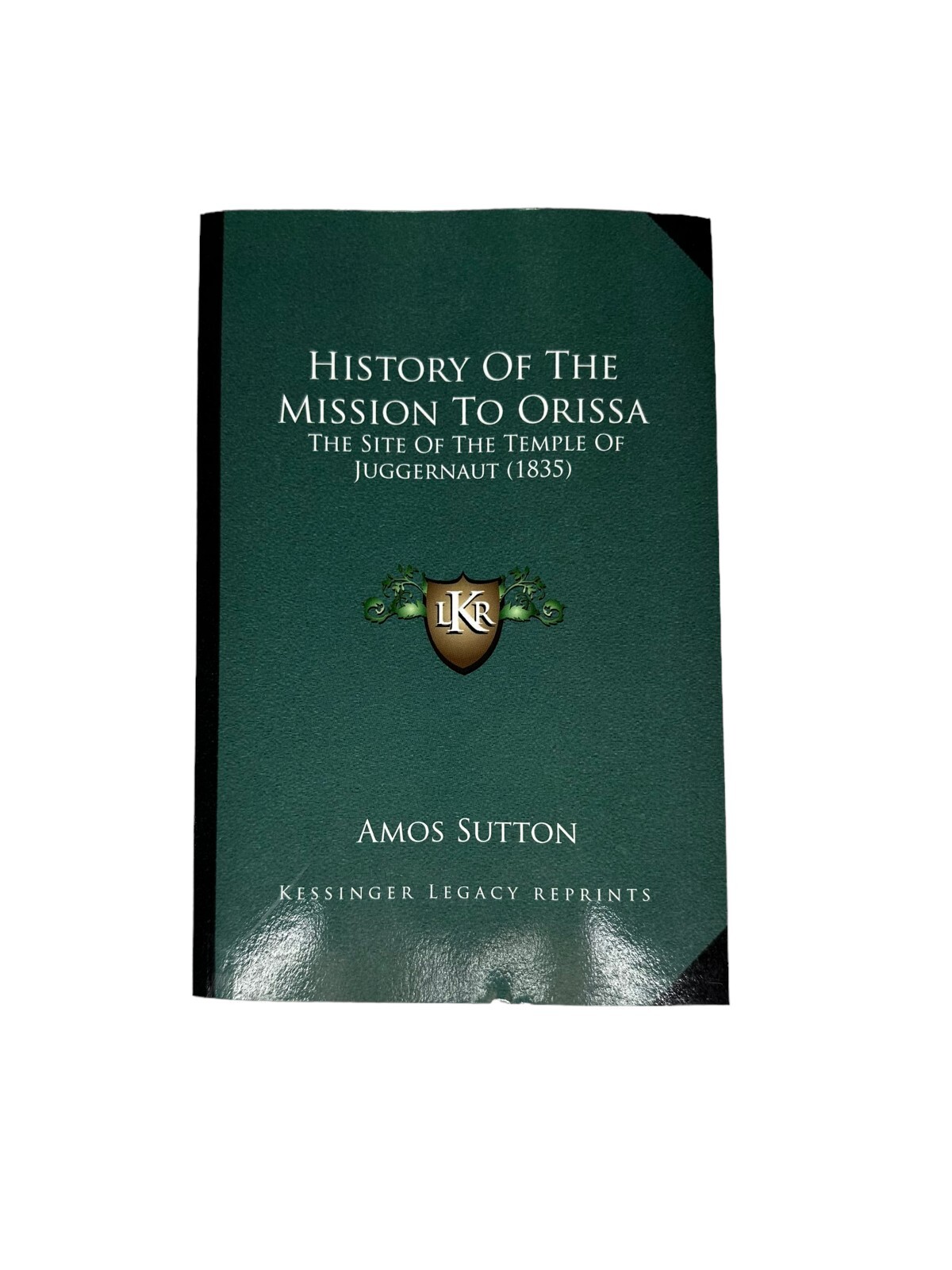 1835 History Of The Mission To Orissa - Amos Sutton - Temple Of ...