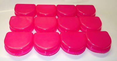 100 Dental Orthodontic Retainer Denture Mouth Guard Case Bleach - Mega ...