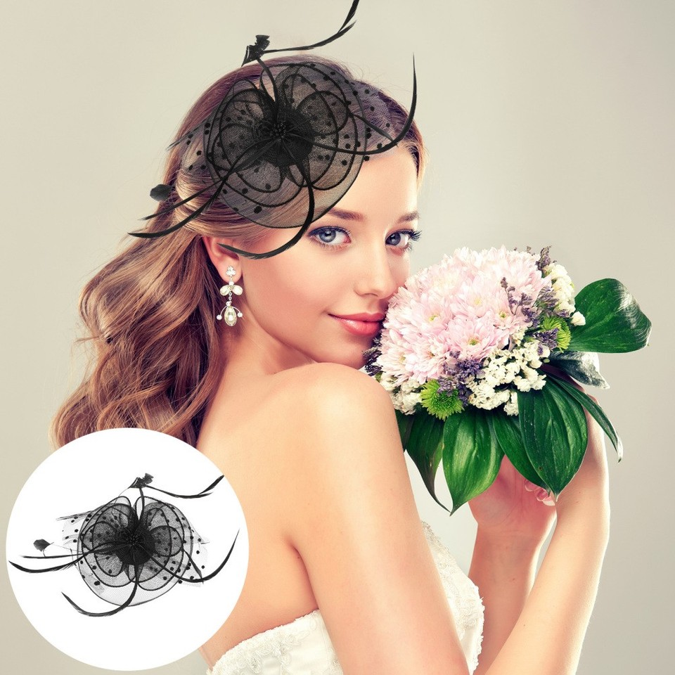 Fascinator Hat Prom Hat Clip Prom Hair Accessories Tea Party Hat Hair ...