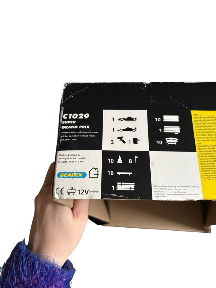 Scalextric Super Grand Prix Slot Car Racing Set – PLEASE READ FULL ...