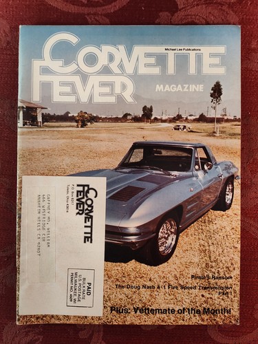 CORVETTE FEVER magazine May June 1979 Doug Nash 4+1 Five Speed | eBay