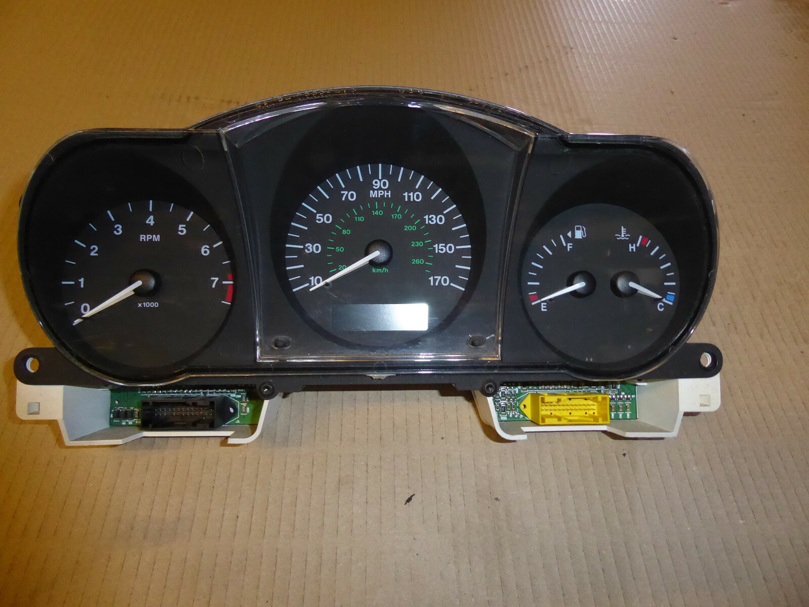 DASHBOARD CLOCKS INSTRUMENT CLUSTER Jaguar XK8 XJ8 2001-2002 LJE4300AB ...