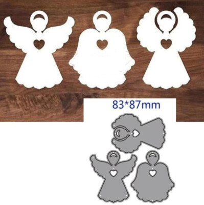 Angel Metal Cutting Dies Scrapbooking Craft Card Christmas Embossing ...