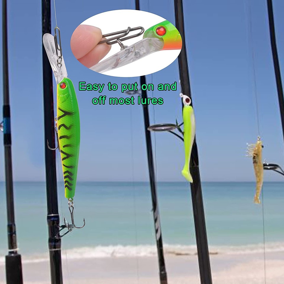 Fast Fishing Power Clips Stainless Steel Clip Connector Quick Change ...